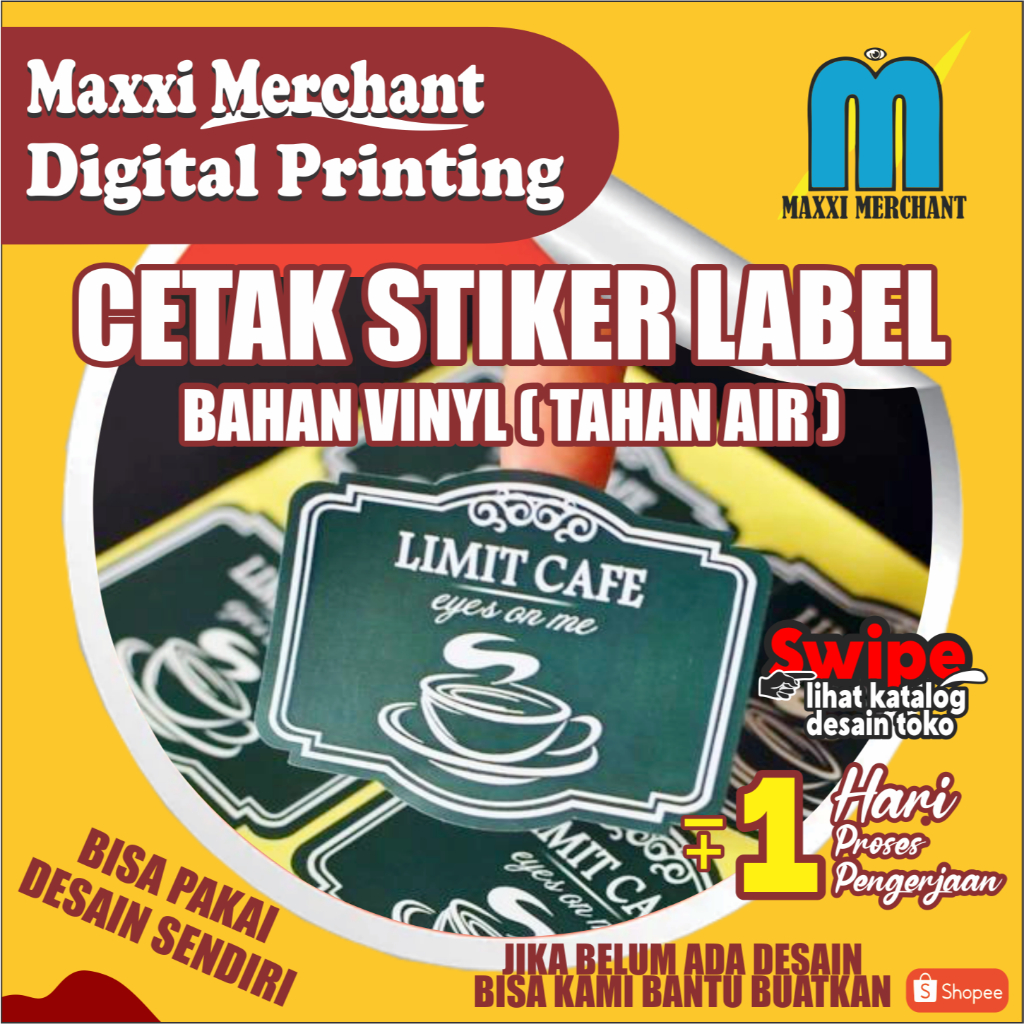 Jual cetak stiker sticker label minuman olshop drink kemasan botol anti ...