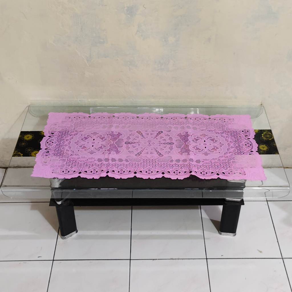 Jual Taplak Meja Tamu Vinyl Ukuran 40 cm x 85 cm | Shopee Indonesia