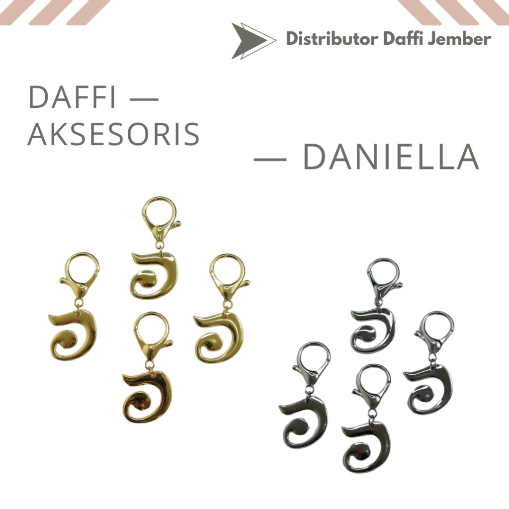 Jual Daffi Hijab Daniella Gantungan Kunci Keychain untuk Souvenir Brand ...