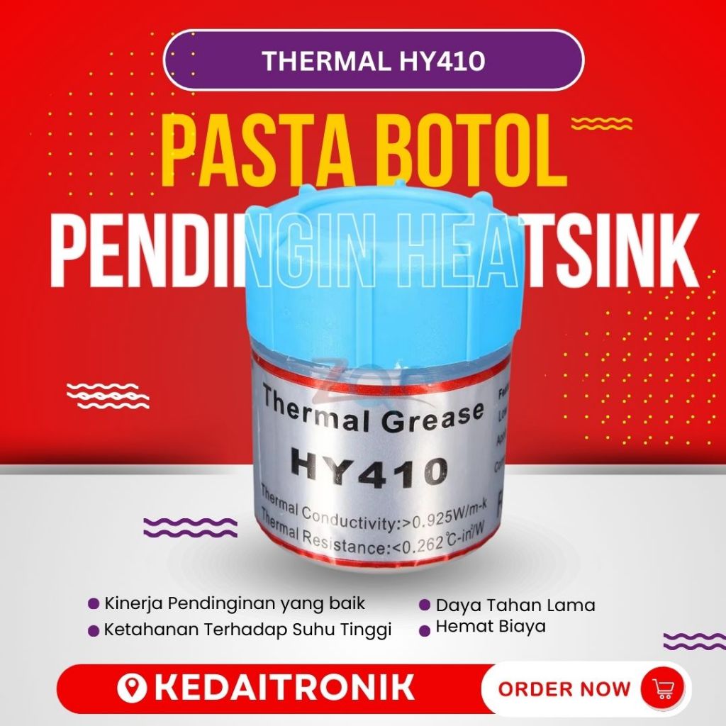 Jual Thermal HY410 Pasta Botol Grease Compound Pendingin Heatsink ...