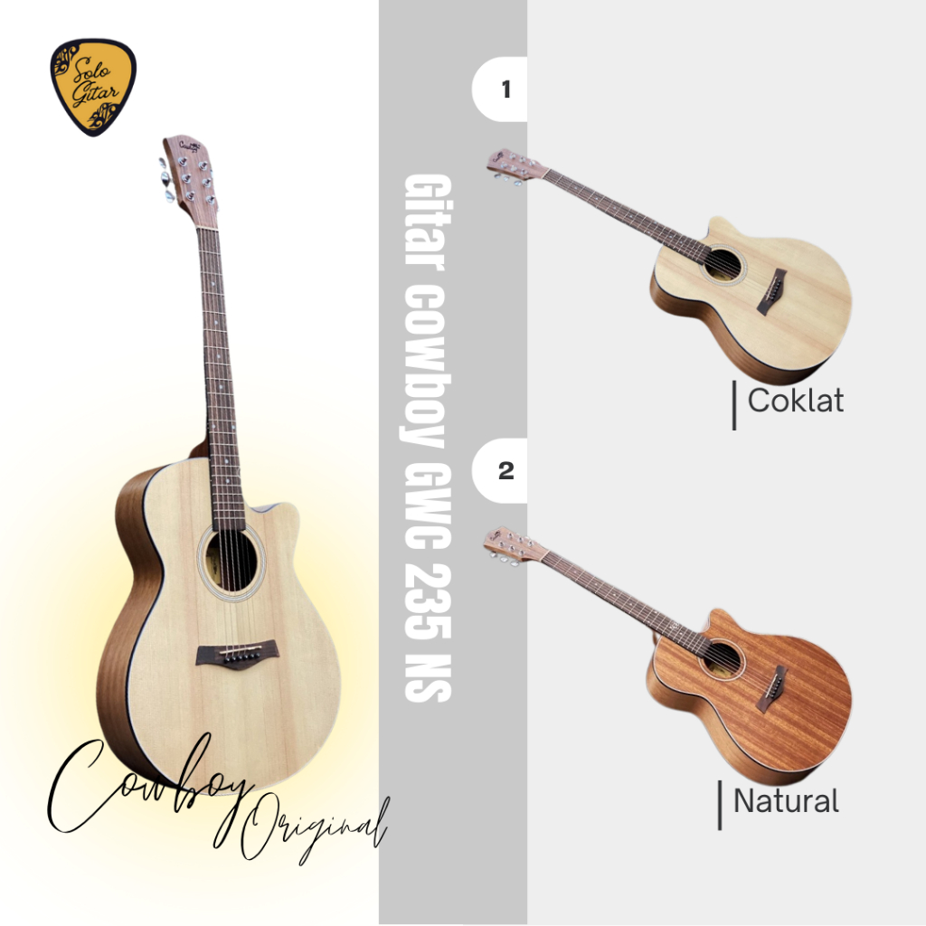 Jual GITAR COWBOY GWC 235 HIGH QUALITY | Shopee Indonesia