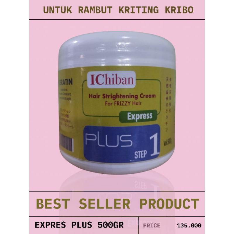 Jual ichiban Expres Plus pelurusan rambut 500gr100% ORIGINAL | Shopee ...