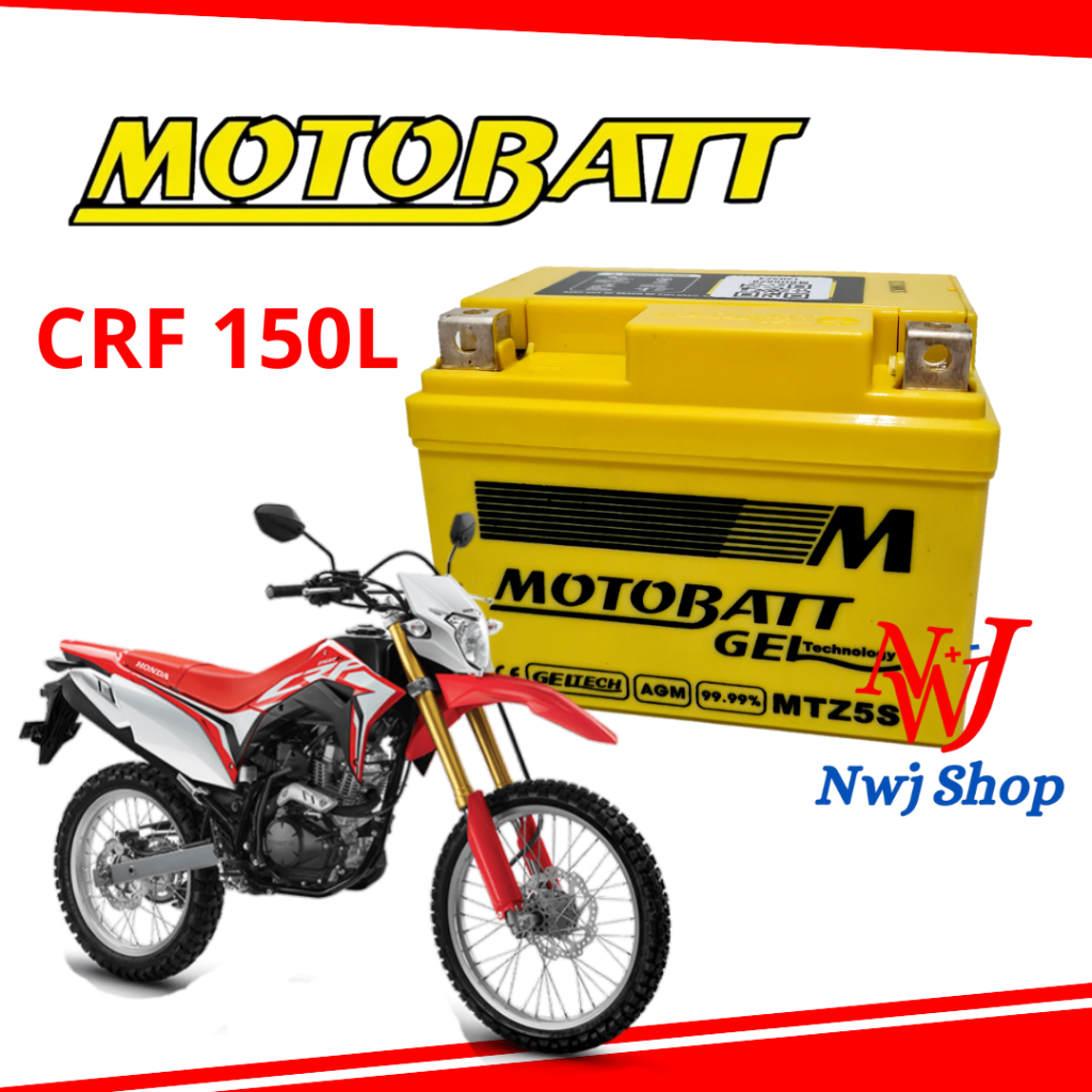Jual AKI KERING MOTOBATT CRF 150L VERZA MEGA PRO CW MONOSHOCK MTZ5S ...