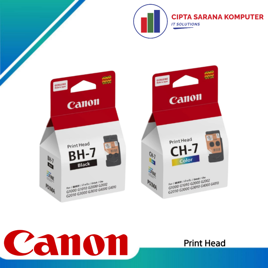 Jual Print Head Ink Cartridge Canon BH-7 BH7 & CH-7 CH7 Original for ...
