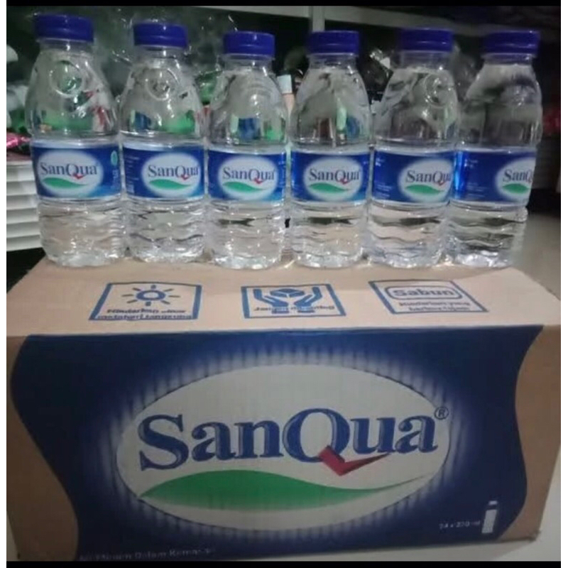 Jual Sanqua 220ml Botol 1 Dus isi 24 Pcs | Shopee Indonesia