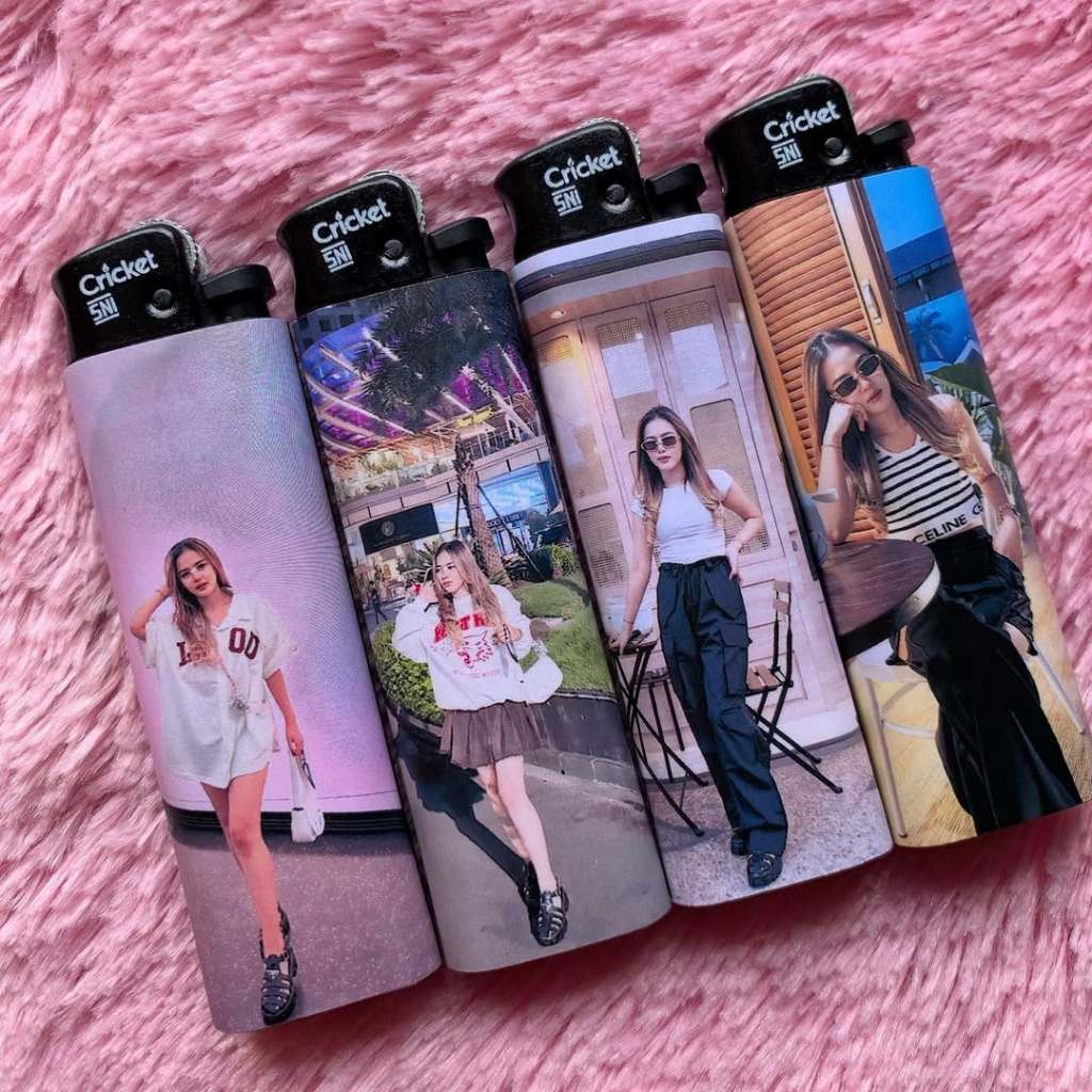 Jual Korek Api Custom Unik ulltramilk Varian Warna Setiker Sticker Foto ...