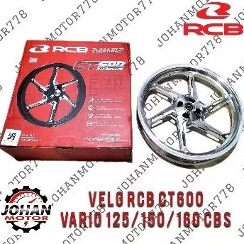 Jual VELG RCB CT600 SILVER VARIO 125/150/160 CBS - ORIGINAL RCB ...