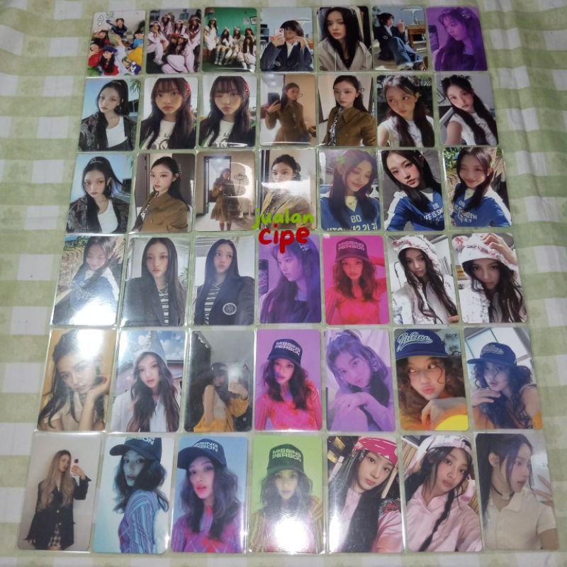 Jual pc official newjeans minji hanni danielle haerin hyein photocard sg25 sg24 seasons ...