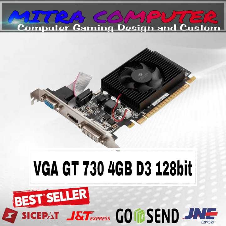 Jual VGA Gaming GT 730 4GB DDR3 128Bit GAMING VGA ORI | Shopee Indonesia