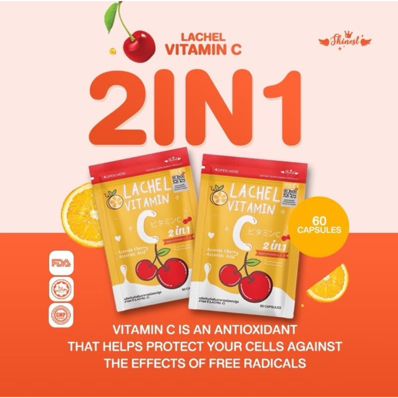 Jual LACHEL VITAMIN C 2IN1 THAILAND ORIGINAL | Shopee Indonesia