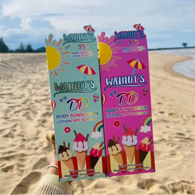 Jual DD WALNUTS THAILAND | DD BODY SUNSCREEN LOTION SPF 50 PA+++ 150Ml ...