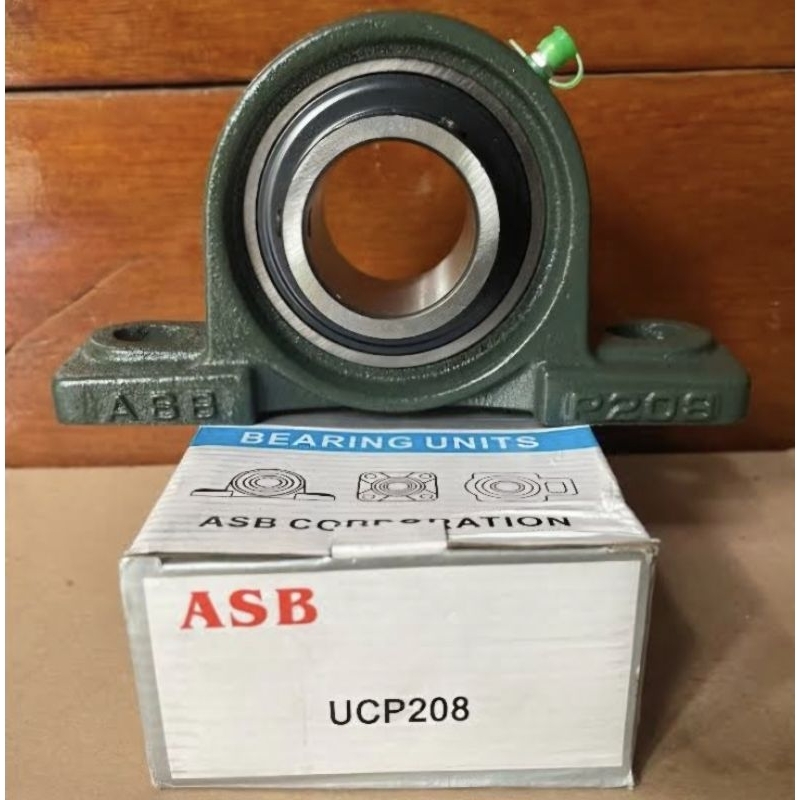 Jual Bearing laher laker duduk pillow block ASB UCP 208 AS 40MM | Shopee Indonesia