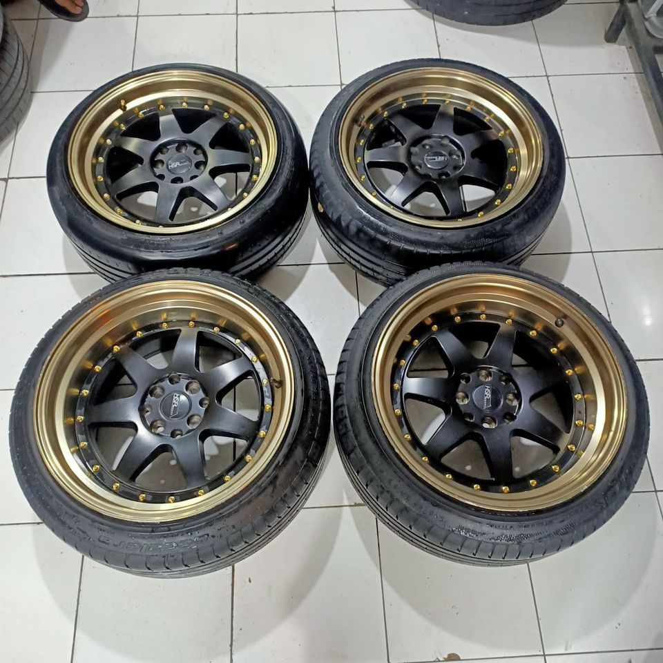 Jual velg mobil seken hsr power r17 buat jazz yaris vios avanza xenia kijang livina | Shopee ...
