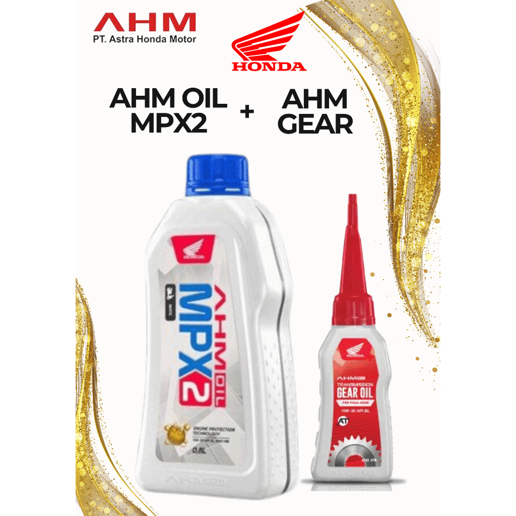Jual Special Package AHM Matic MPX2 800ml & Gear 120ml Paket Spesial ...