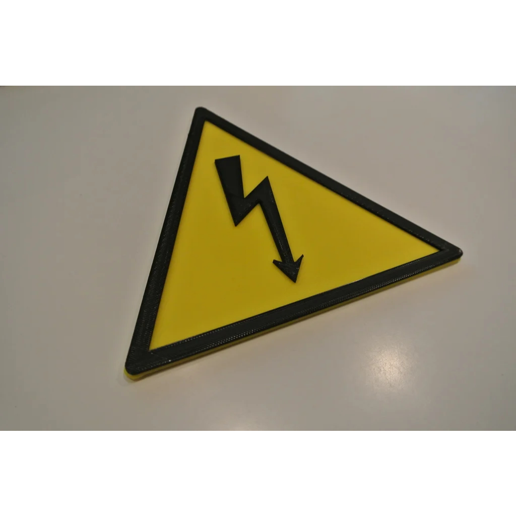 Jual Warning High voltage Danger sign Tegangan Tinggi Waspada | Shopee ...