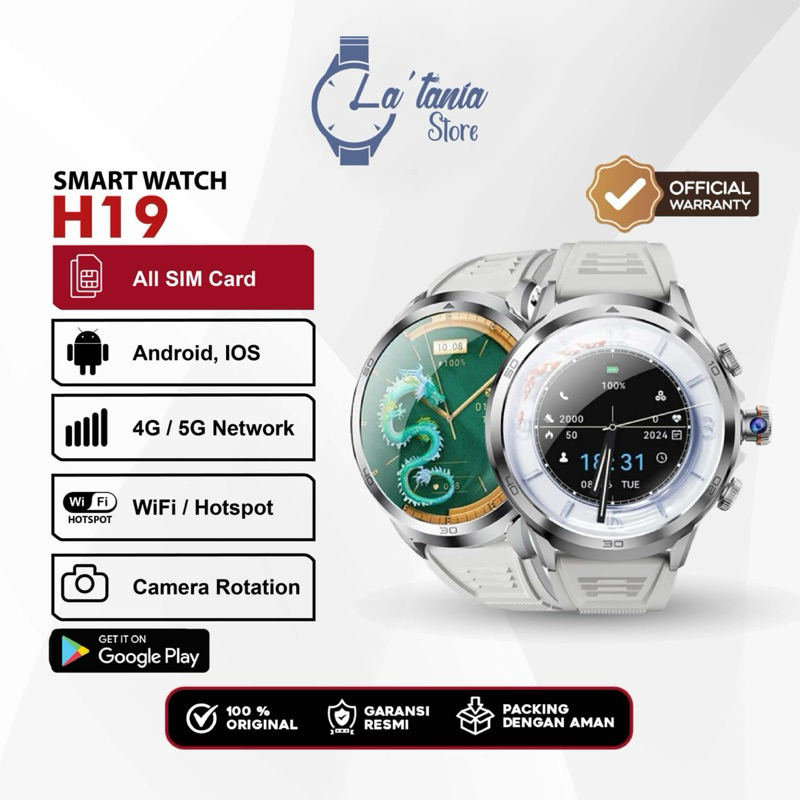 Jual Smartwatch H19 Android 4G/5G | Shopee Indonesia