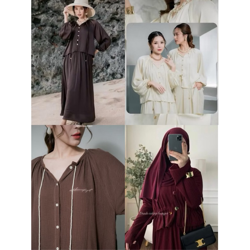 Jual HAZEL SET INDIRA SET ELMIRA SET BY INTALICIOUS PROJECT ITS NEW | Shopee Indonesia