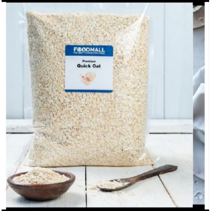 Jual PROMO Queker Instan oatmeal dan Quick Oatmeal kemasan 1kg | Shopee ...