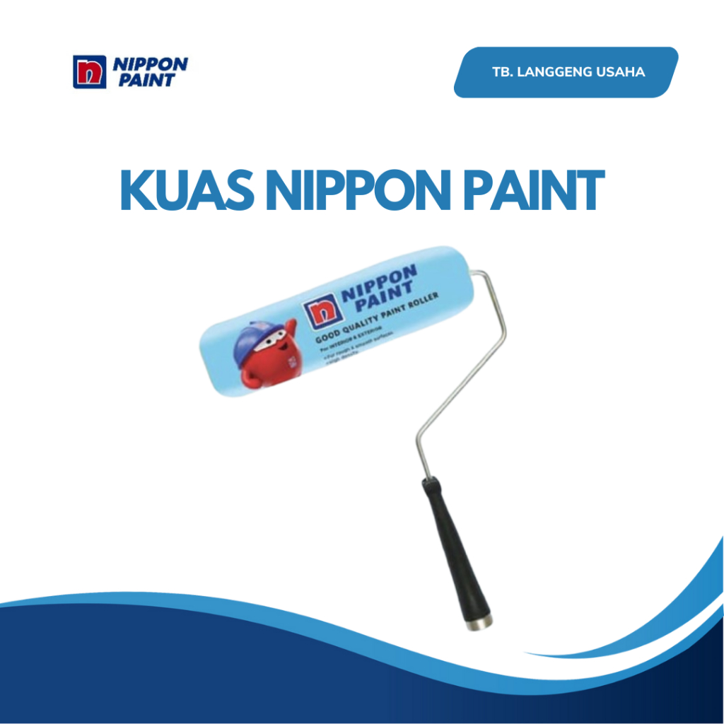 Jual LU NIPPON PAINT KUAS ROL / ROLL / ROLLER CAT TEMBOK BASIC 18mm NAP ...