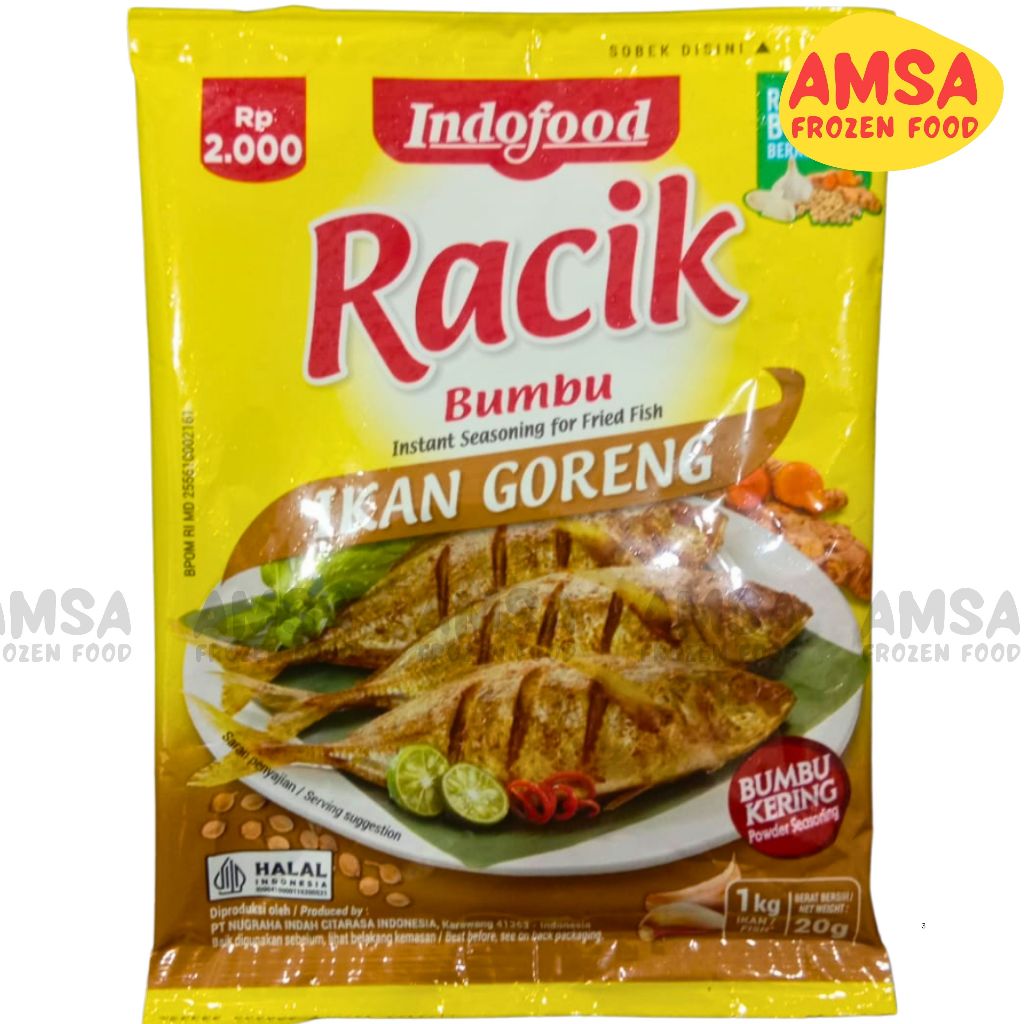 Jual Indofood bumbu Racik Ikan Goreng 20 gr | Shopee Indonesia