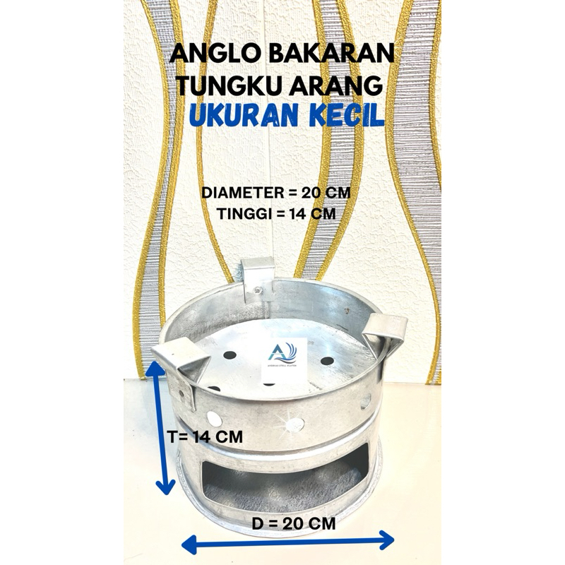 Jual ANGLO BAKARAN TUNGKU ARANG UKURAN KECIL | Shopee Indonesia