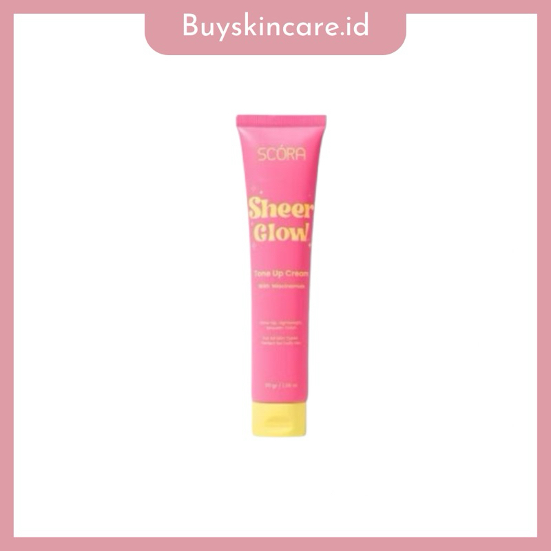 Jual [NEW LAUNCH] SCORA Sheer Glow Tone Up Cream 30 Gr | Shopee Indonesia