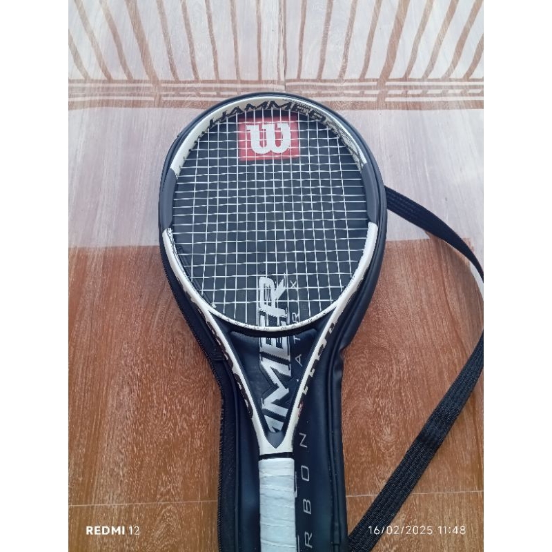 Jual Raket tenis Wilson Hammer White second Original | Shopee Indonesia