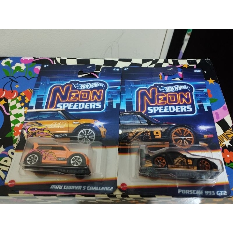 Jual HW Neon Speeders Porsche 993 GT2 (Mini Cooper tidak termasuk ...