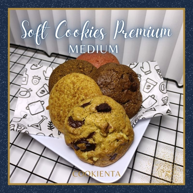 Jual Soft Cookies Premium Medium Isi 4-5 - COOKIENTA | Shopee Indonesia