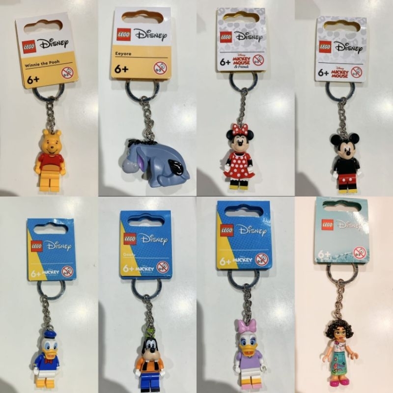 Jual Lego Keyring Disney - Mickey Mouse - Winnie the Pooh - Donald Duck ...