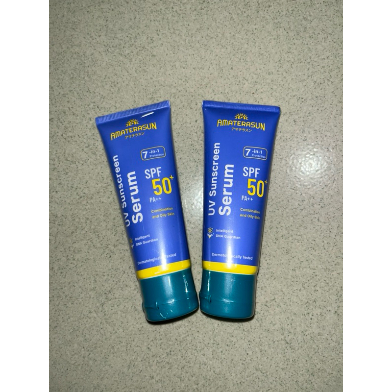 Jual Amaterasun UV Sunscreen Serum SPF 50+ PA++ 50gr | Shopee Indonesia