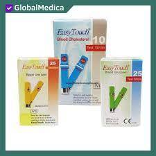 Jual Paket Strip Easytouch / Refill Easy Touch (Gula,Kolesterol,Asam ...