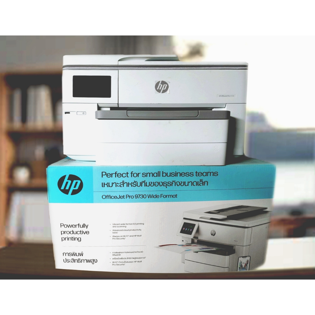Jual HP OfficeJet Pro 9730 WIFI Wide Format A3 All-in-one Printer BNIB (Like New) | Shopee Indonesia