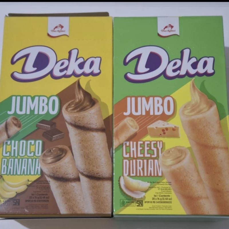 Jual Deka roll jumbo coklat pisang dan keju durian | Shopee Indonesia