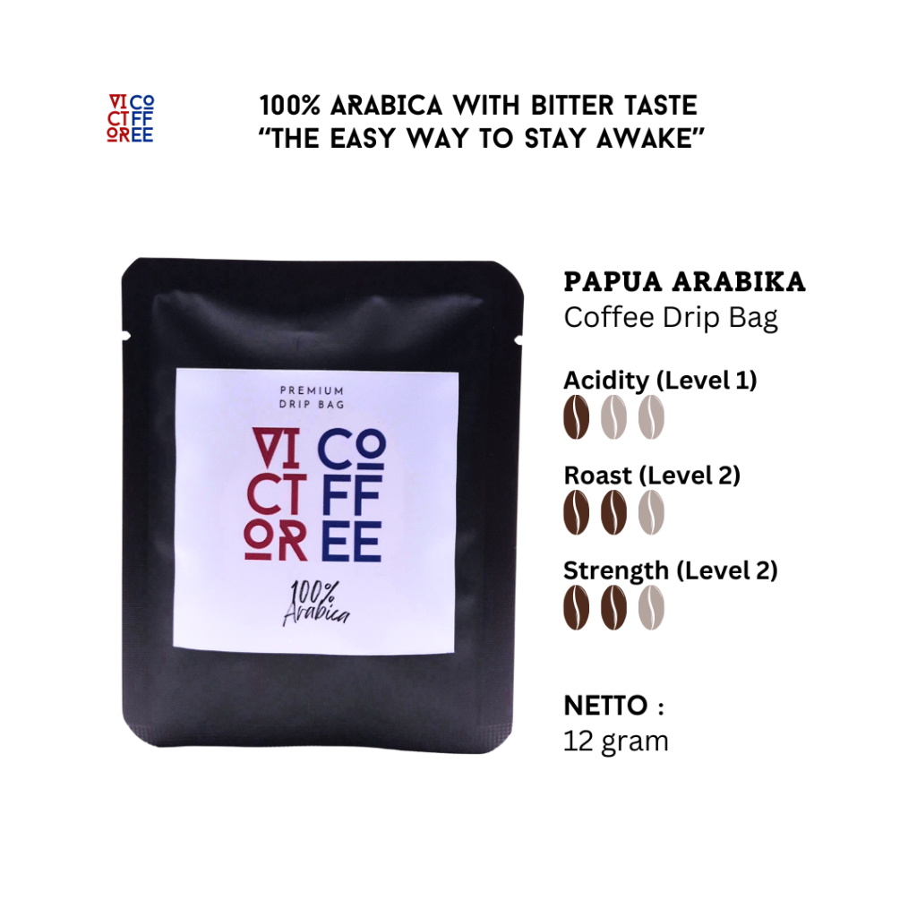 Jual [ISI 5] Victor Coffee Drip Bag | Kopi Seduh Instant Dengan Filter ...