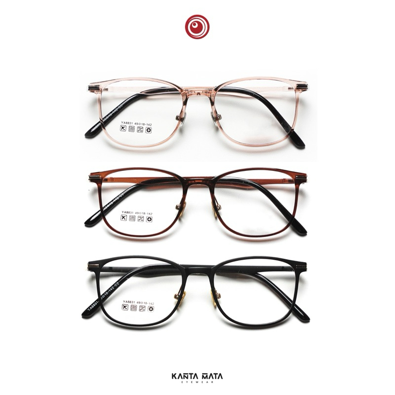 Jual Caspian — Frame Kacamata Kotak (Min/Plus/Cyl) | Shopee Indonesia