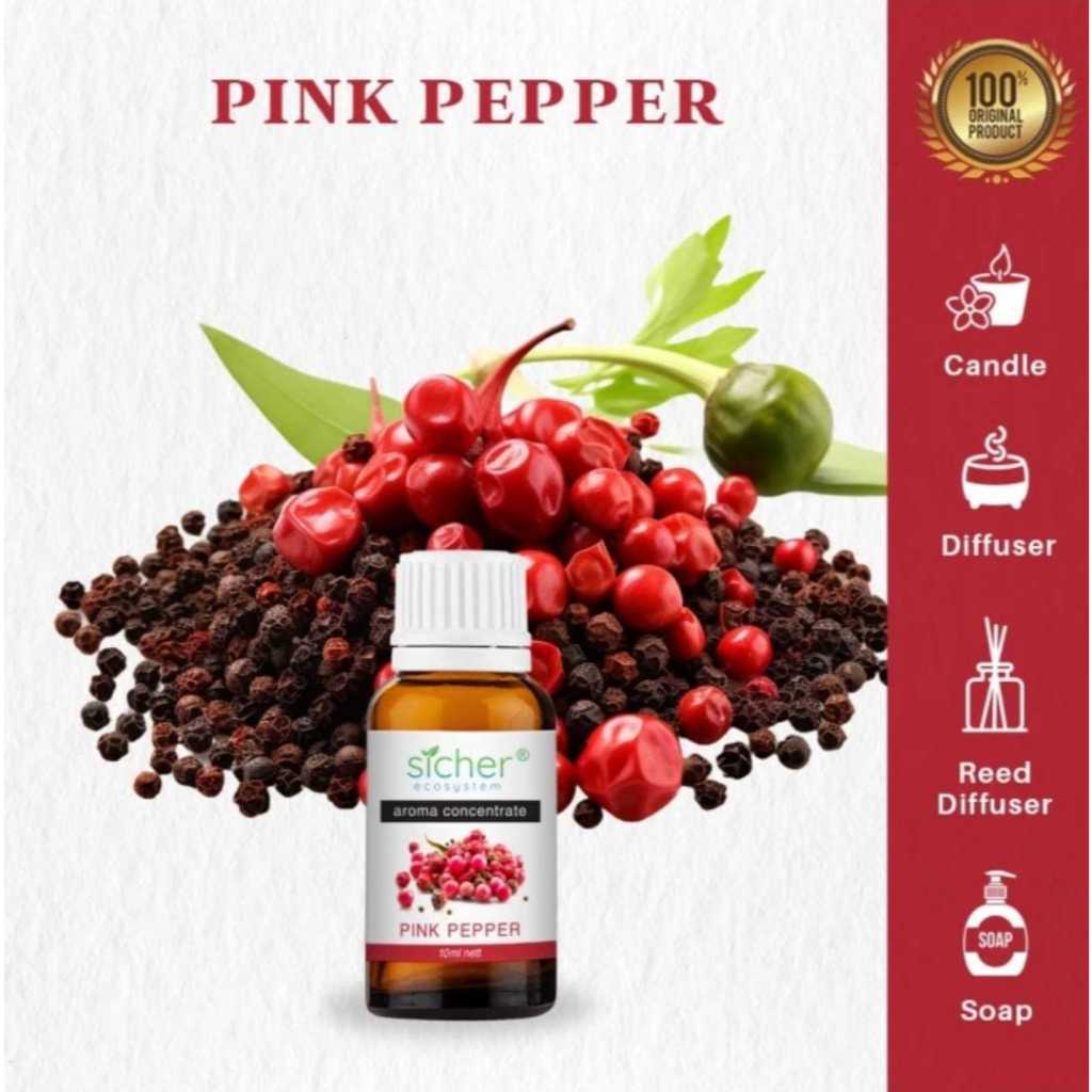 Jual Sicher Fragrance Oil Pink Pepper 10ml | Shopee Indonesia