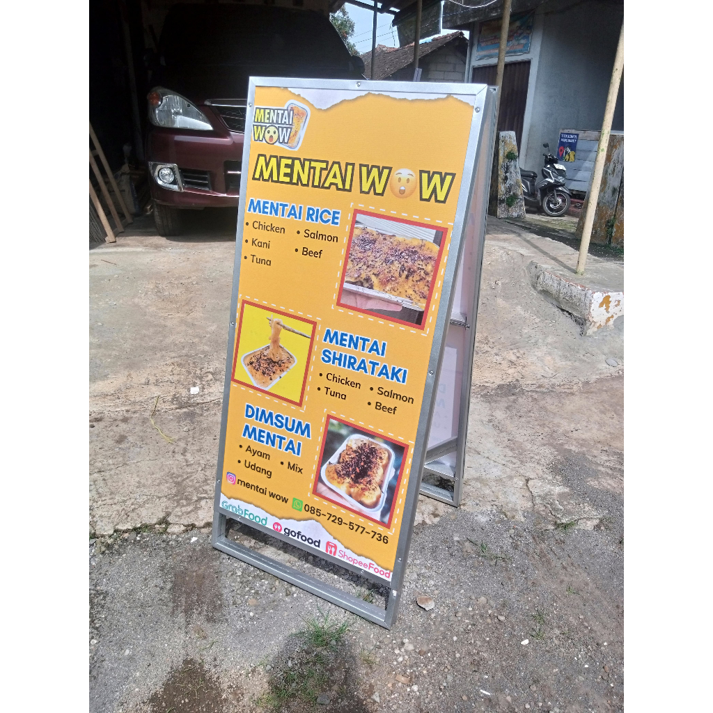 Jual Stand Banner Jualan Bahan Besi Hollow | Shopee Indonesia