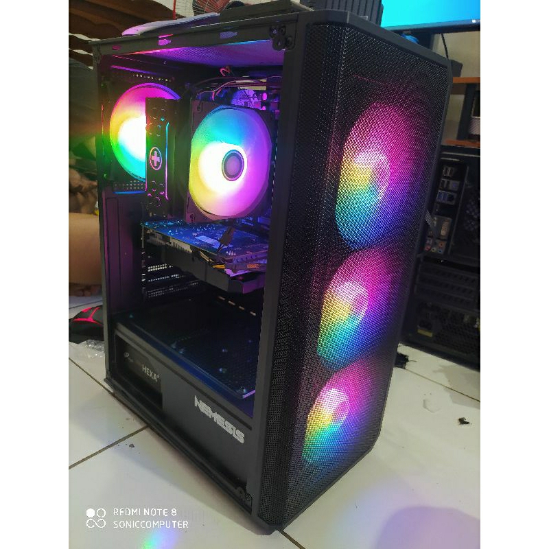 Jual PC GAMING EDITING RYZEN 5 VGA RX 580 8GB RAM 16GB SSD 128GB HDD 1TB | Shopee Indonesia