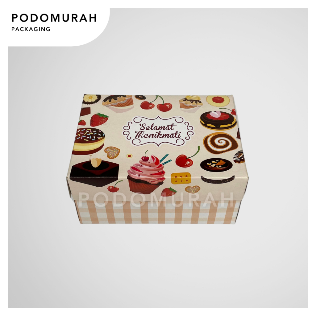 Jual Dus Aqua T Yummy 14x10x7 Box Makanan Motif Snack / Kardus Snack ...