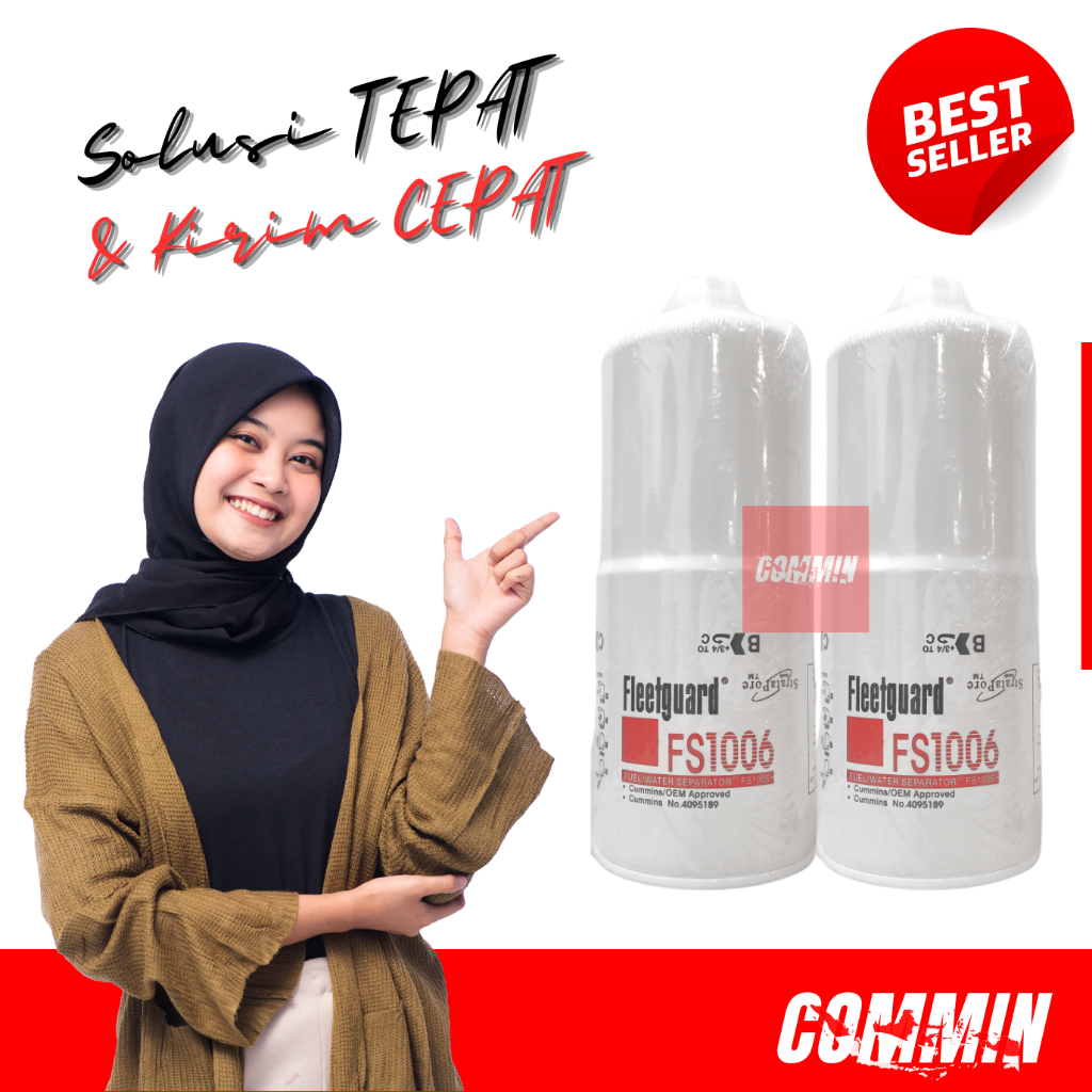 Jual FS1006 FUEL FILTER SOLAR FLEETGUARD FS 1006 | Shopee Indonesia