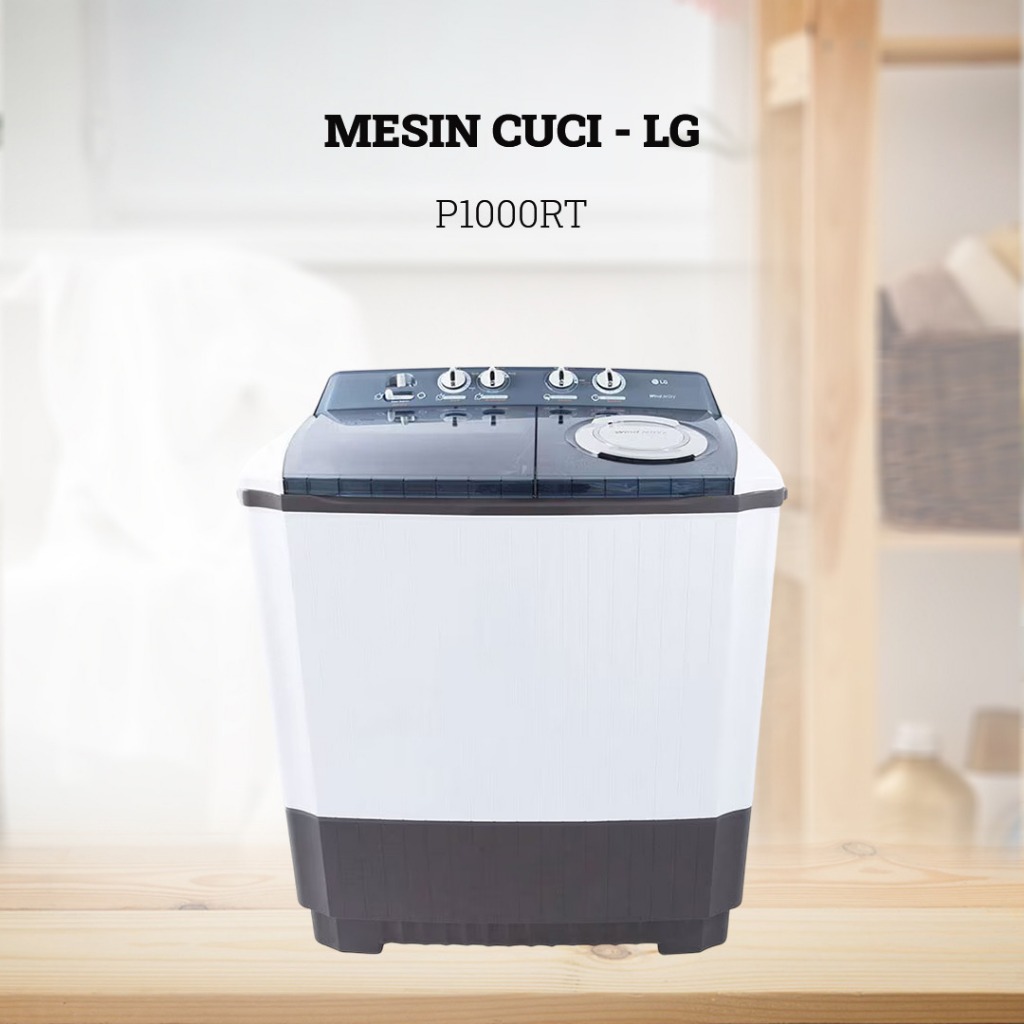 Jual Mesin cuci LG 2 tabung tipe p1000RT | Shopee Indonesia
