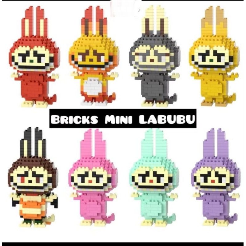 Jual MAINAN BRICKS LABUBU JUMBO | NANO BLOCKS LABUBU / MAINAN BALOK ...