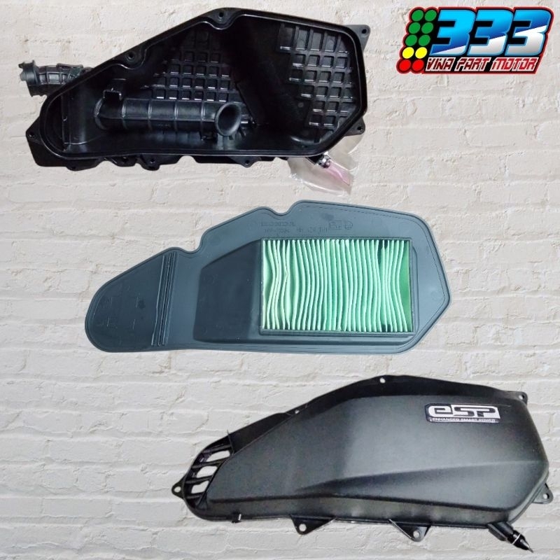 Jual Box filter rumah saringan udara dan tutup box filter vario 125 fi ...