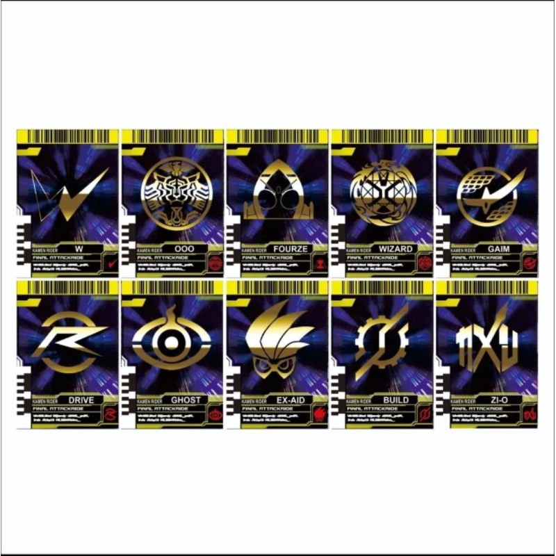 Jual Custom Card Kamen Rider Decade Final Attack Ride W Zio | Shopee ...
