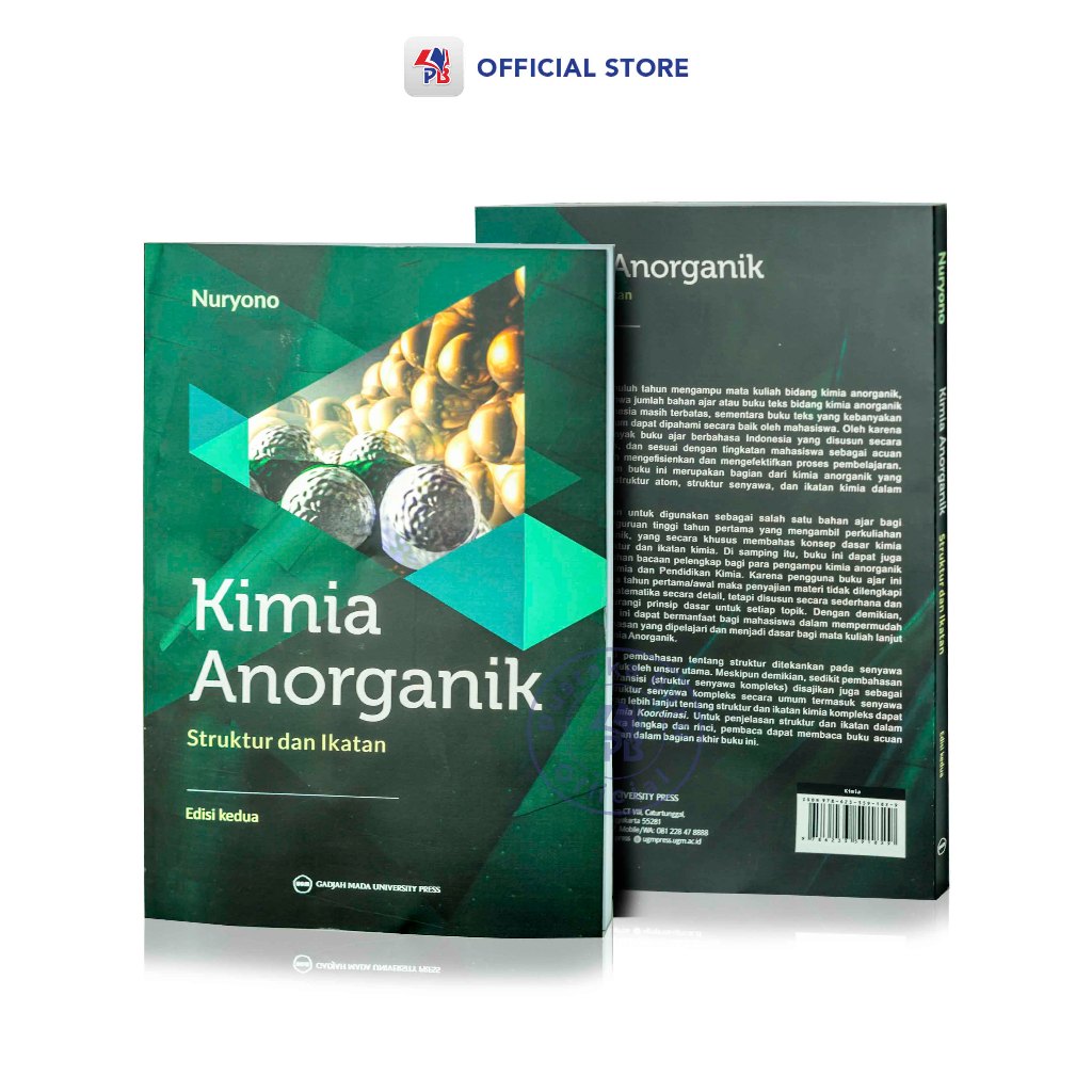 Jual Buku Kimia Anorganik : Struktur dan Ikatan Edisi Kedua / UGM Press / UGM PRESS -UGMP - UGMP ...