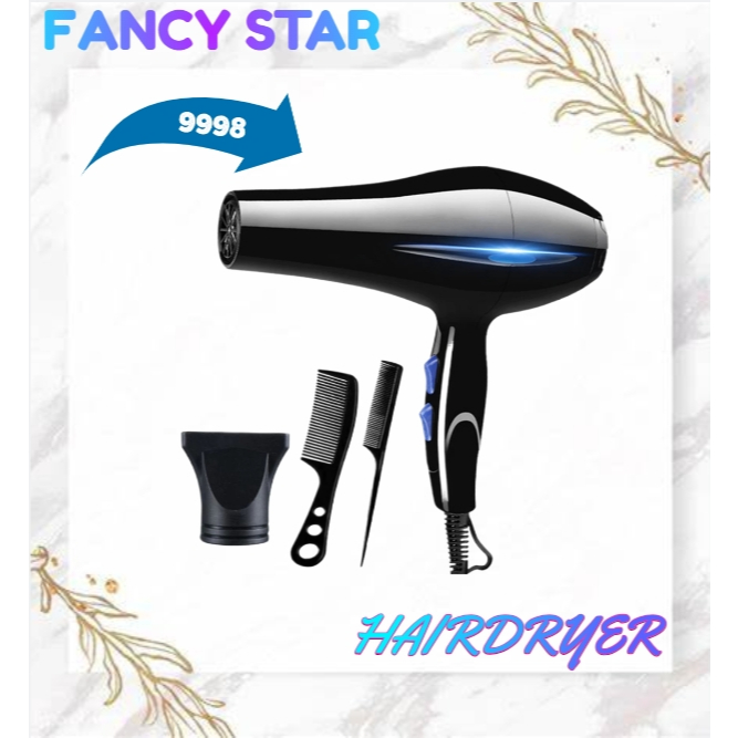 Jual Hair Dryer 9998 800W Pengering Rambut Daya Tinggi Cepat Kering ...