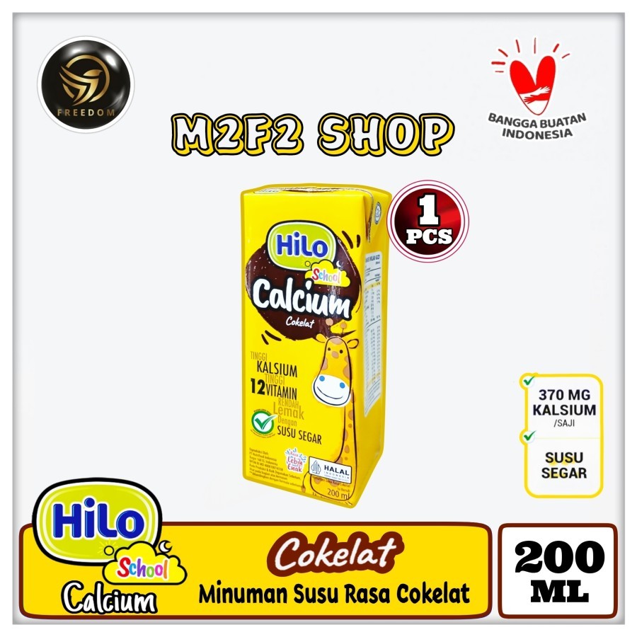 Jual HiLo School Calcium Chocolate Milk | Susu Kalsium Rasa Cokelat ...