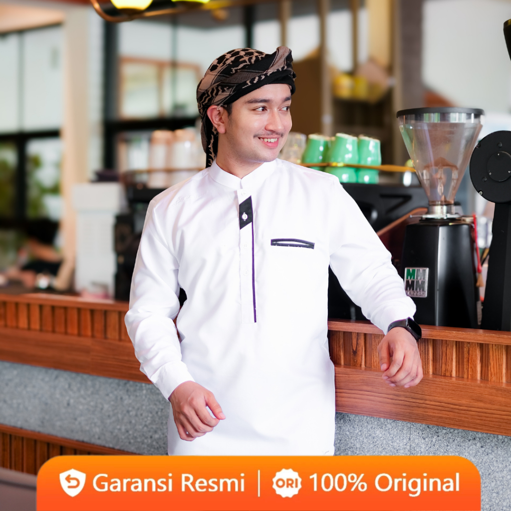 Jual Baju koko Elrumi Lengan panjang motif terbaru Adibar Bisa COD | Shopee Indonesia