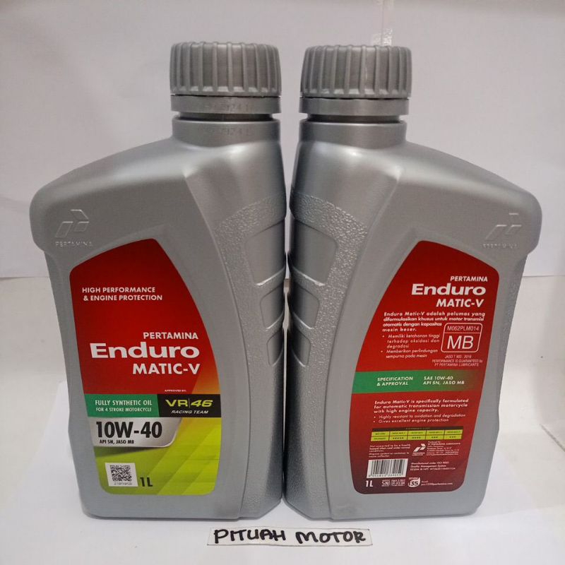 Jual OLI ENDURO MATIC-V 10W-40 1 LITER | Shopee Indonesia